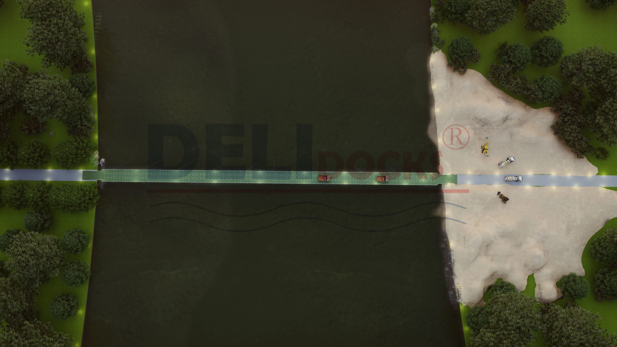 MODULAR FLOATING BRIDGE – Floating Docks & Pontoon Bridge Company