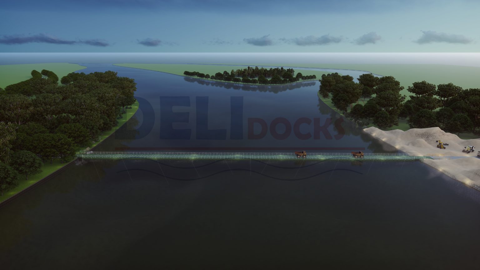 MODULAR FLOATING BRIDGE – Floating Docks & Pontoon Bridge Company