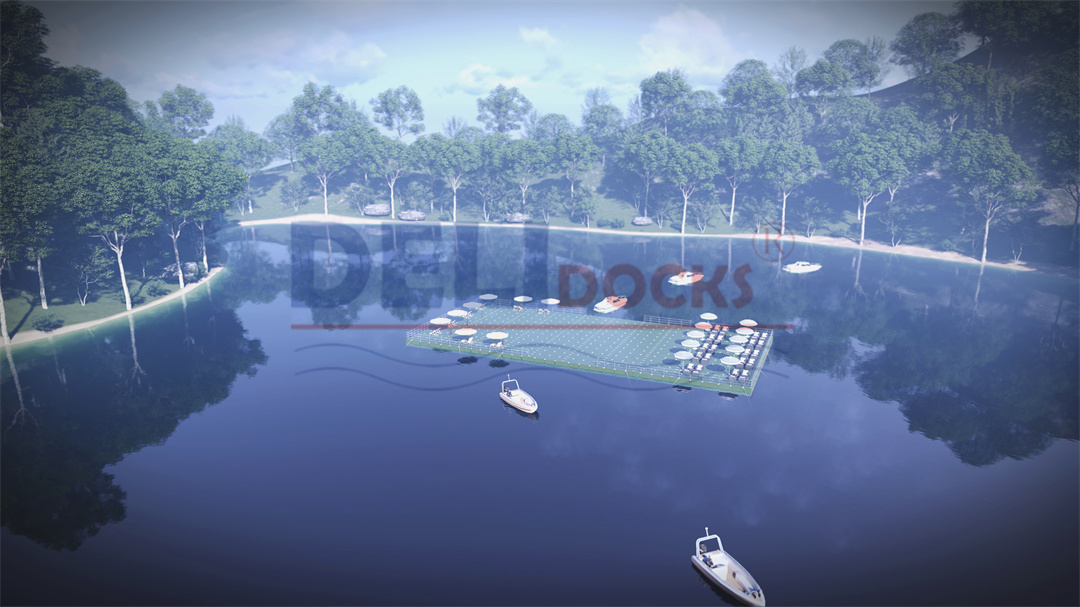 Floating Modular Leisure Platform – Floating Docks & Pontoon Bridge Company