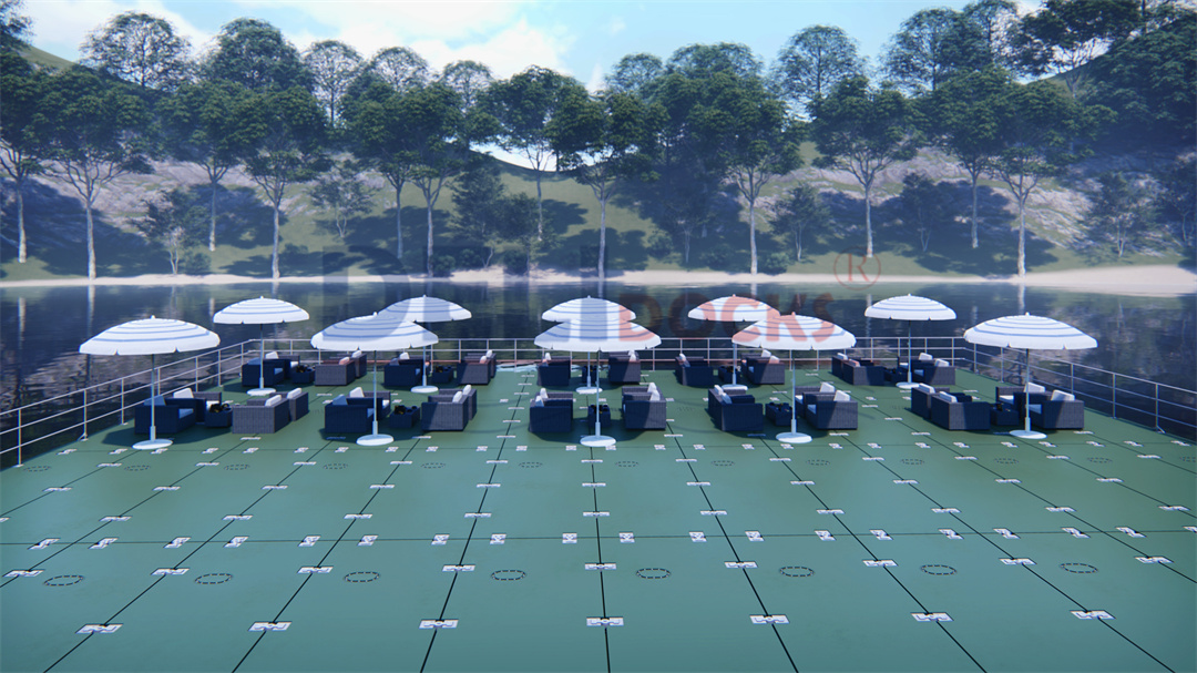 Floating Modular Leisure Platform – Floating Docks & Pontoon Bridge Company
