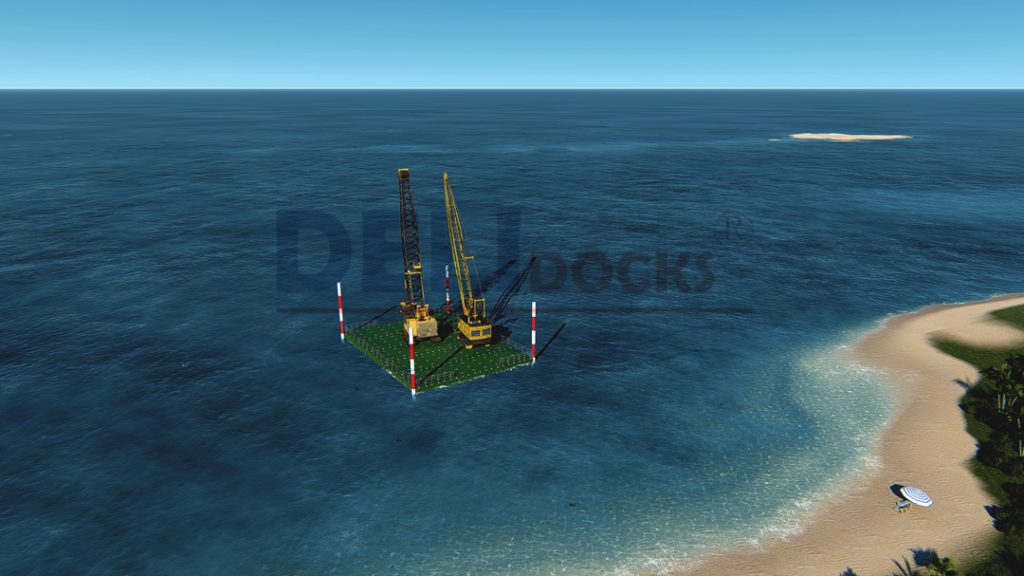 Floating Construction/ Working Platform – Floating Docks & Pontoon ...