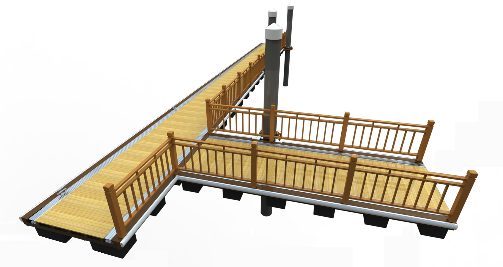 Galvanized Steel Floating Docks – Floating Docks & Pontoon Bridge Company