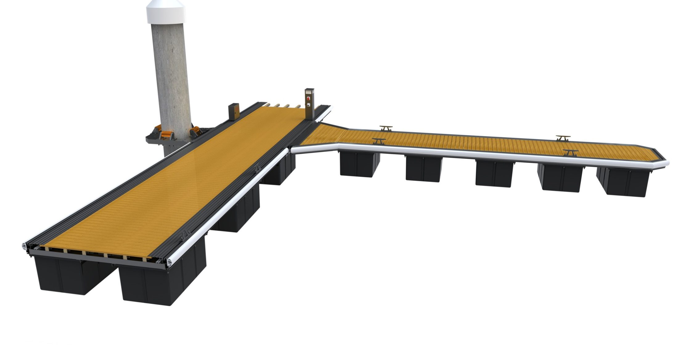 Aluminum Floating Docks – Floating Docks & Pontoon Bridge Company